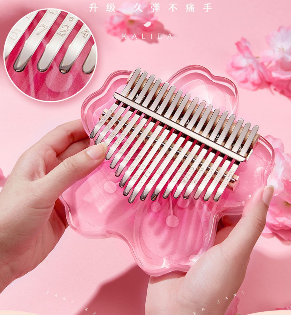 Cute Sakura Kalimba Thumb Piano JK3399 – Juvkawaii