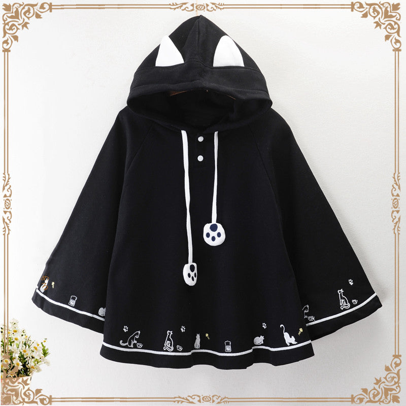 Cute Cats Cloak Coat JK2576 – Juvkawaii