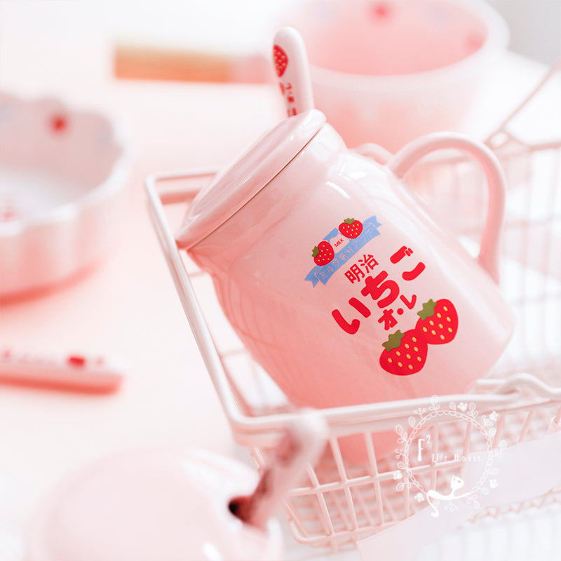 Strawberry Anime Mug Cup JK2433 – Juvkawaii