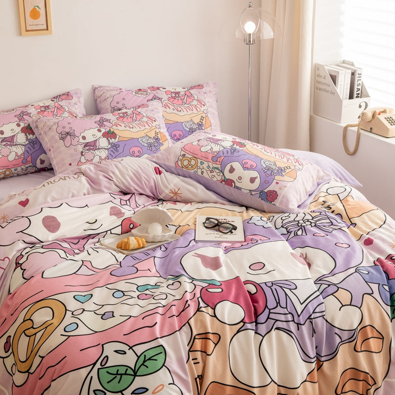 Cartoon Anime Bedding Set JK3349 – Juvkawaii