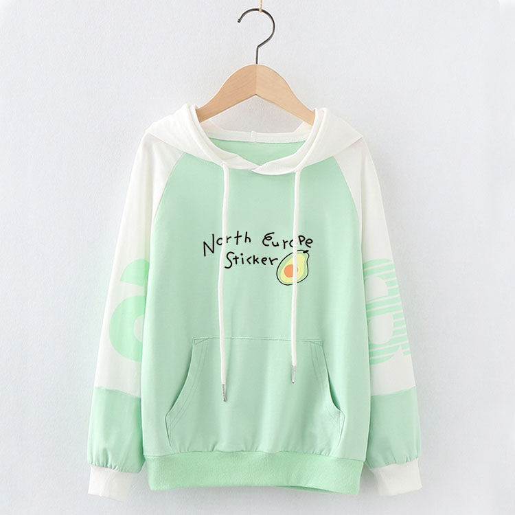 Sweet Avocado Hoodie JK3332 – Juvkawaii