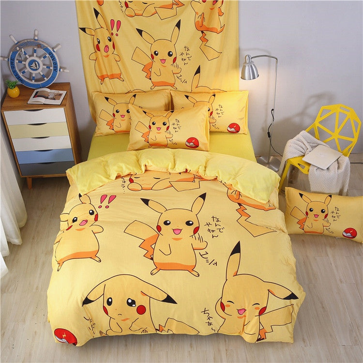 Lovely Pikachu Bedding Set JK1979 – Juvkawaii