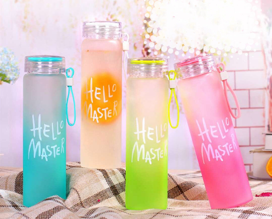 Hello Master Water Glass Cup JK1272 – Juvkawaii