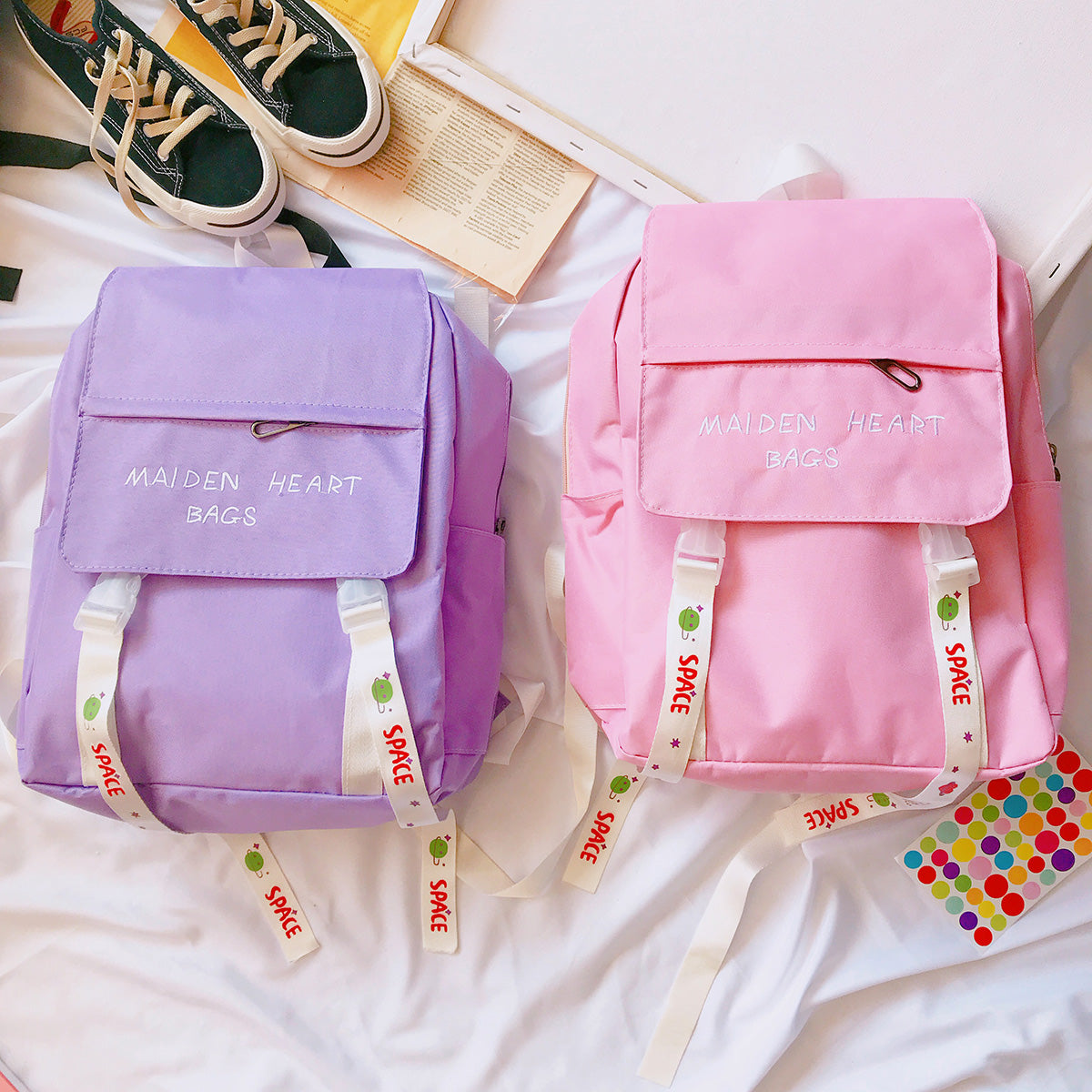 Fashionable Students School Backpack JK1226 – Juvkawaii